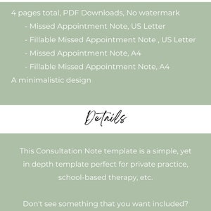 Missed Appointment Note Template, Fillable & Printable (PDF Download ...