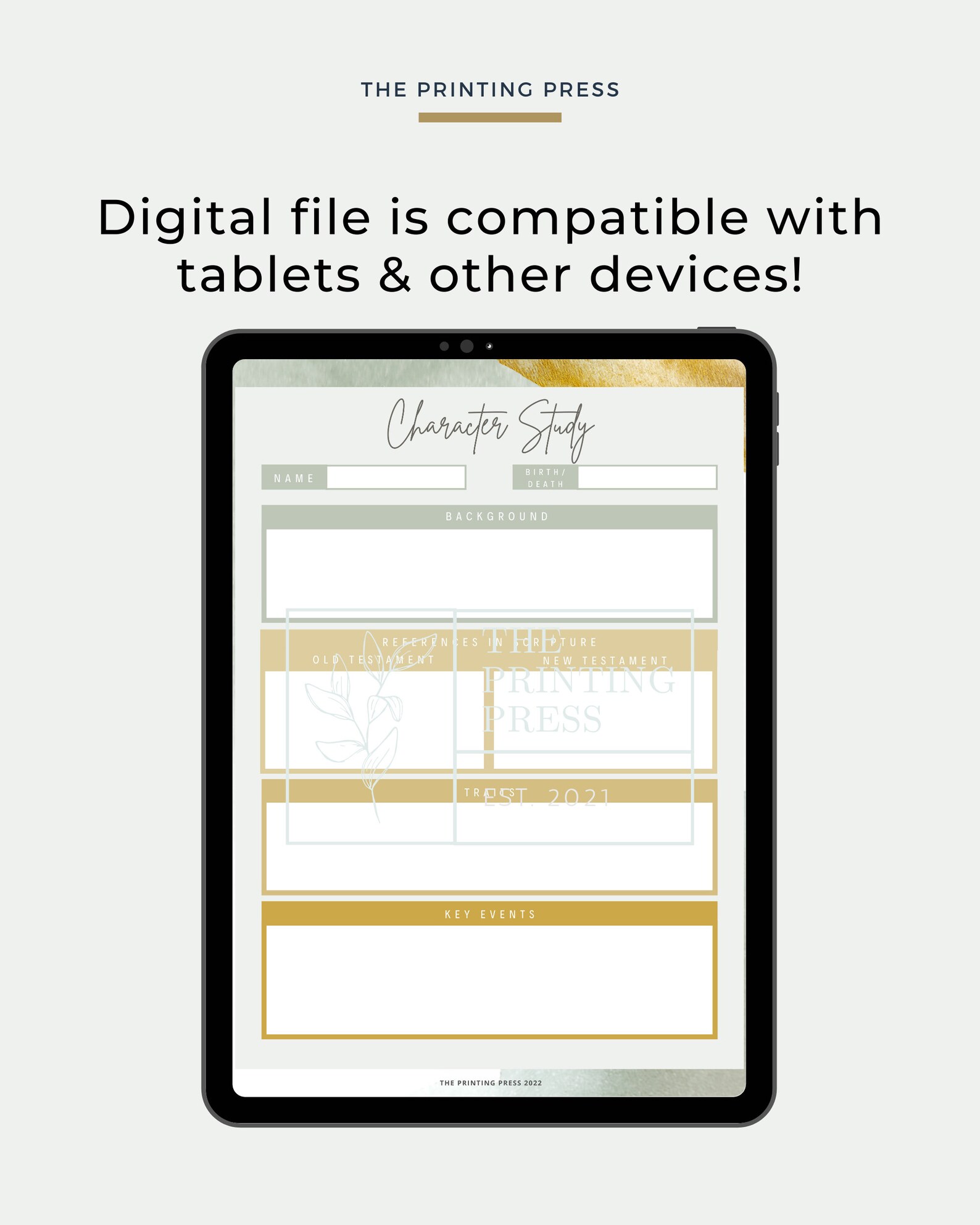 In Depth Bible Study Bundle | Biblical Character, Word, & Location ...