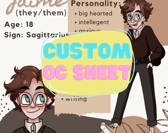 Custom Oc Sheet - Etsy
