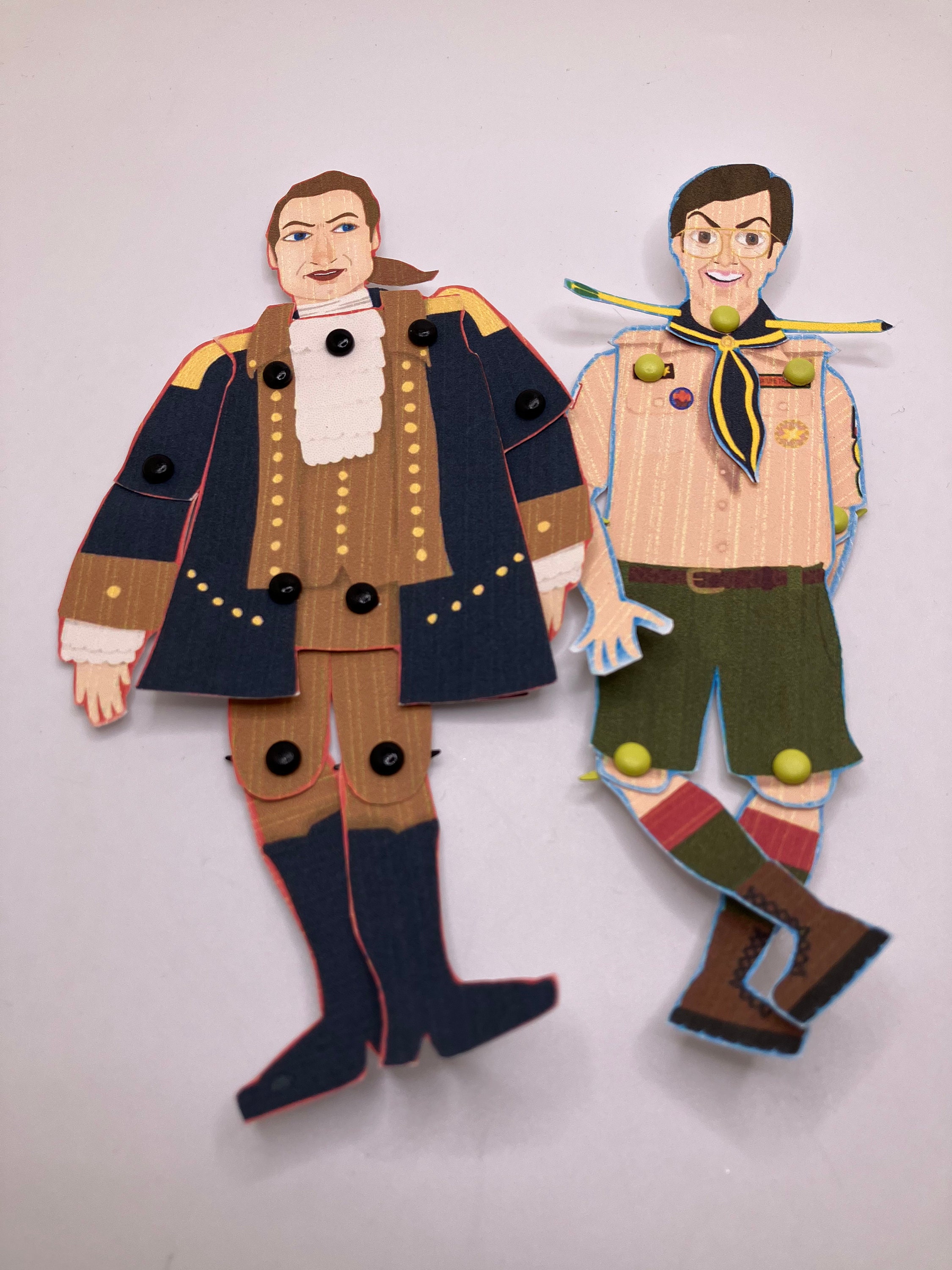 DIY Articulated Paper Doll Ghosts From ghosts 1:12 Scale - Etsy