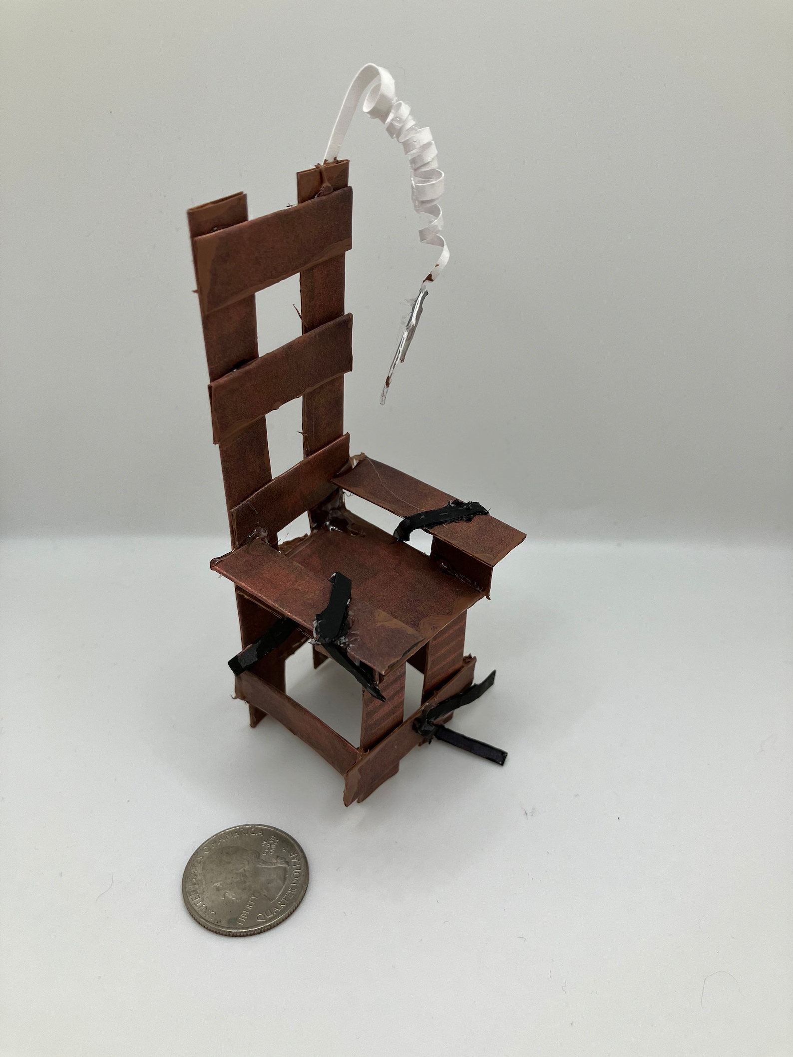 DIY Electric Chair for 1:12 Scale Dollhouse Halloween and - Etsy