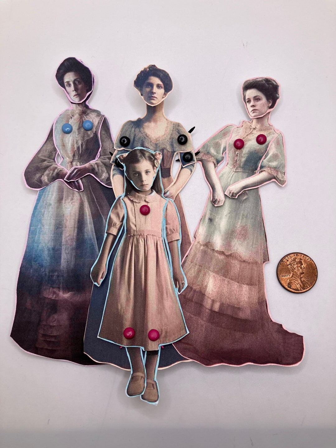 1:12 Scale Digital Download DIY Victorian Ghost Articulated Paper Art ...