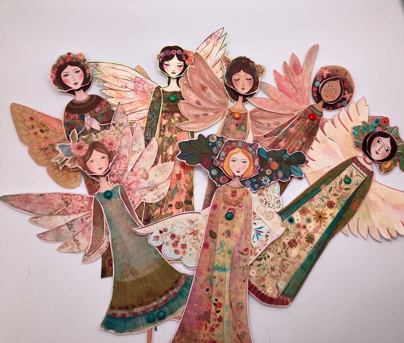 The Celestials 1:12 Scale Articulated Art Dolls of 7 Angels - Etsy