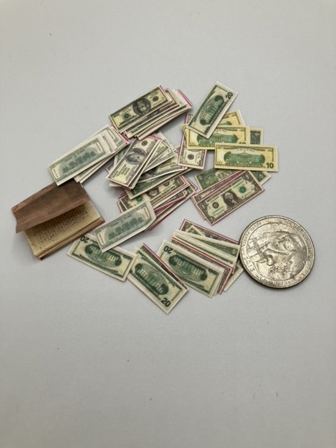 Dollhouse Miniature USD Money Printable Digital Download for - Etsy