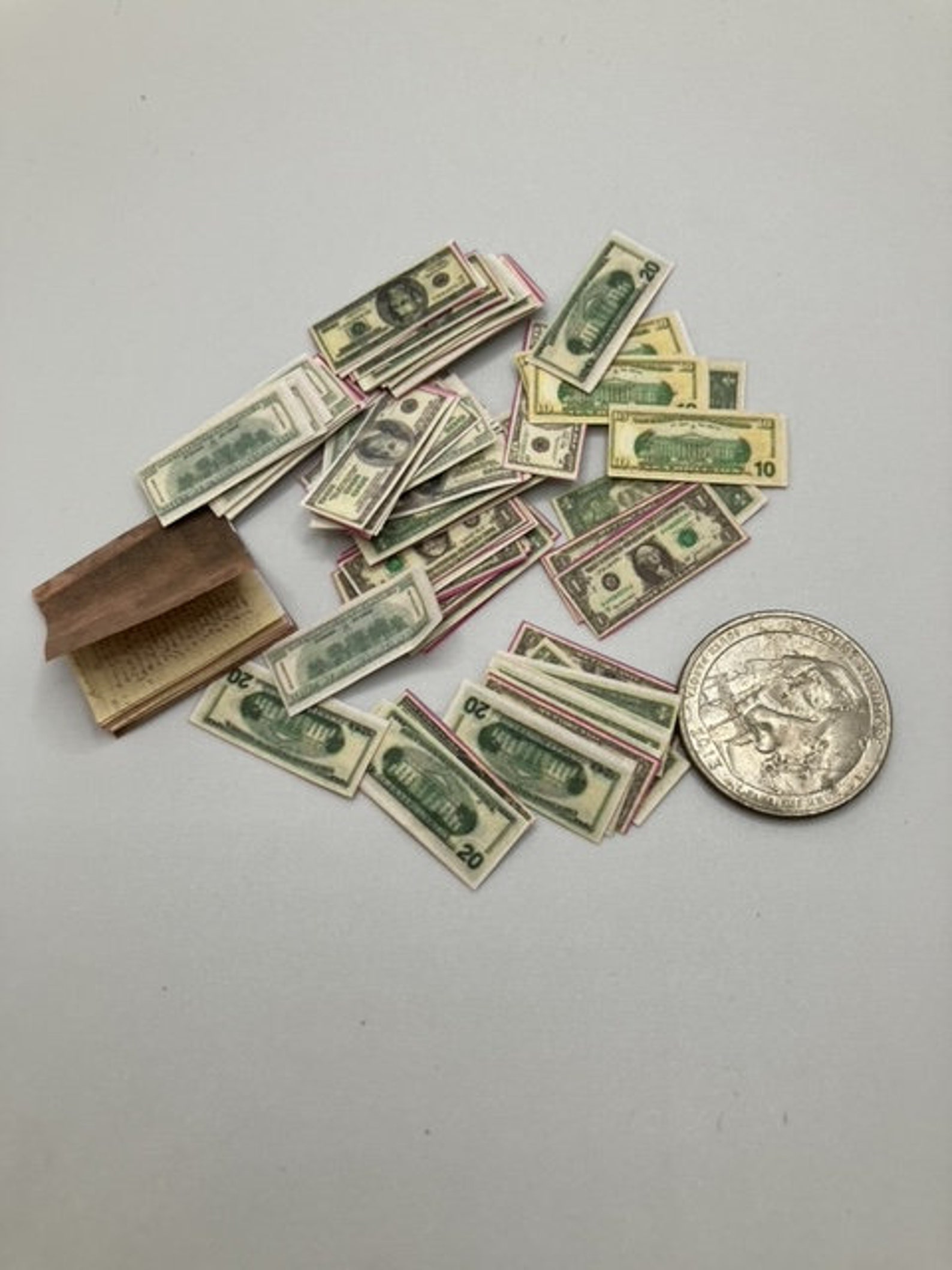 Dollhouse Miniature USD Money Printable Digital Download for - Etsy