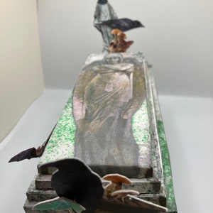 Fancy Dollhouse Caskets for Halloween and Gothic Diorama in the 1:12 ...
