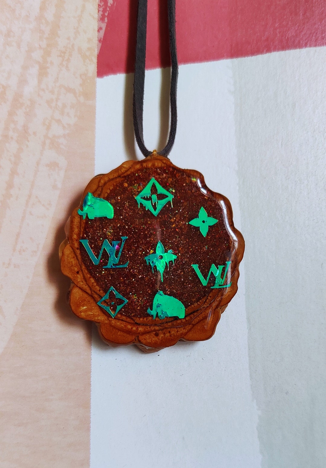 Wooli Vuitton Pinecone Pendant. Double Sided, Reflective Edm Artist ...