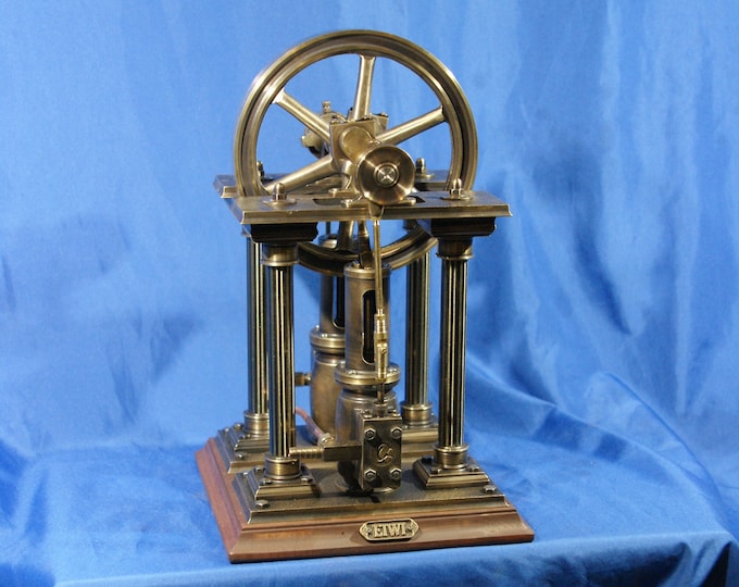PSE - Large Vertical Twin-cylinder Steam Engine - Etsy