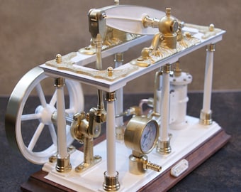 Wilesco D5 'petri' German Steam Engine, Stationary Horizontal Steam ...