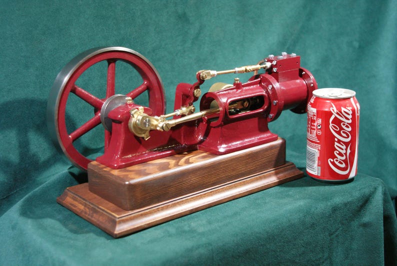 Horizontal Model of a Steam Engine - Etsy