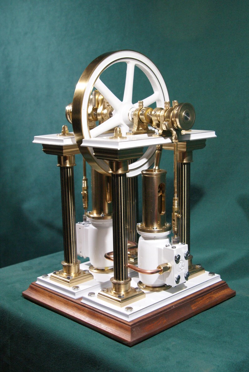 PSE - Large Vertical TWIN CYLINDER Steam Engine - Etsy