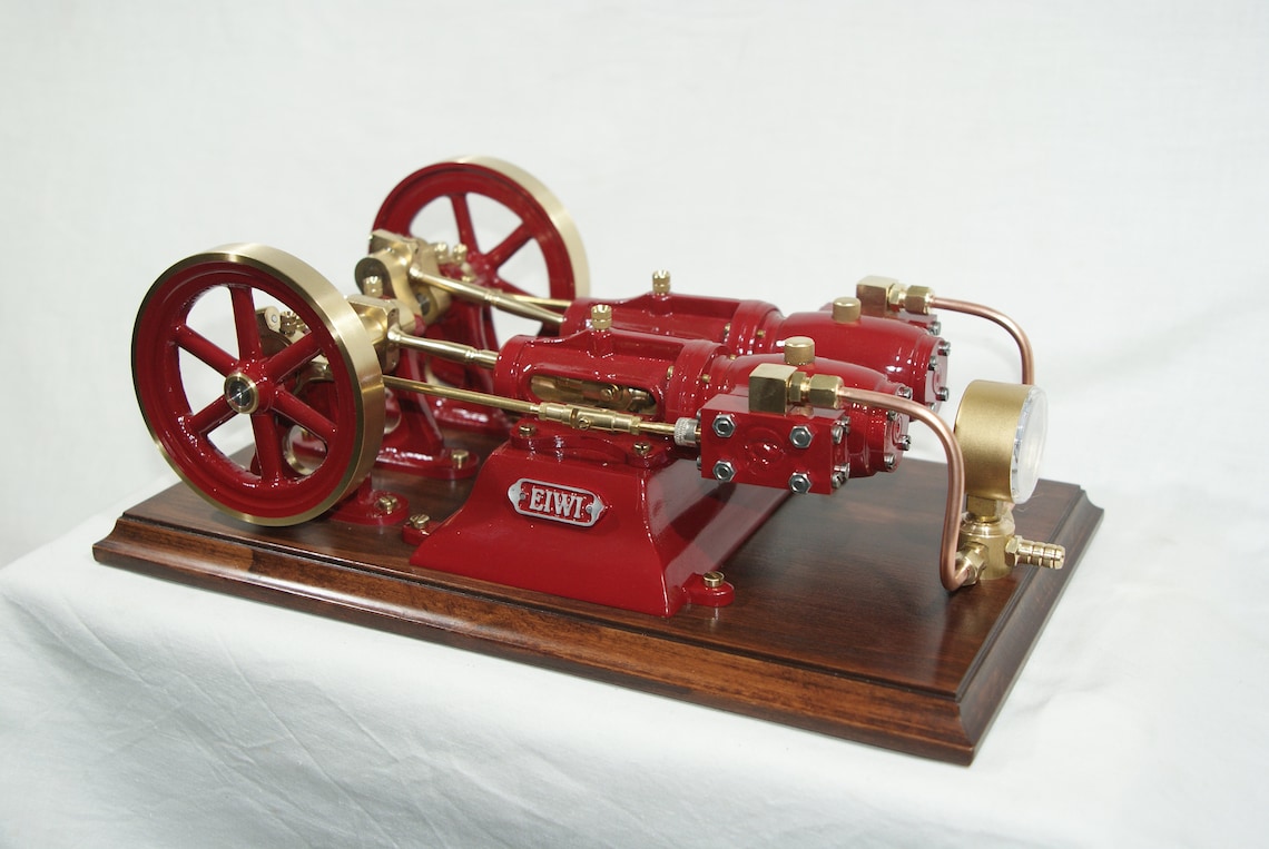 Steam Engine - Two-cylinder Type - PSE - Etsy