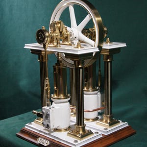 PSE - Large Vertical TWIN CYLINDER Steam Engine - Etsy
