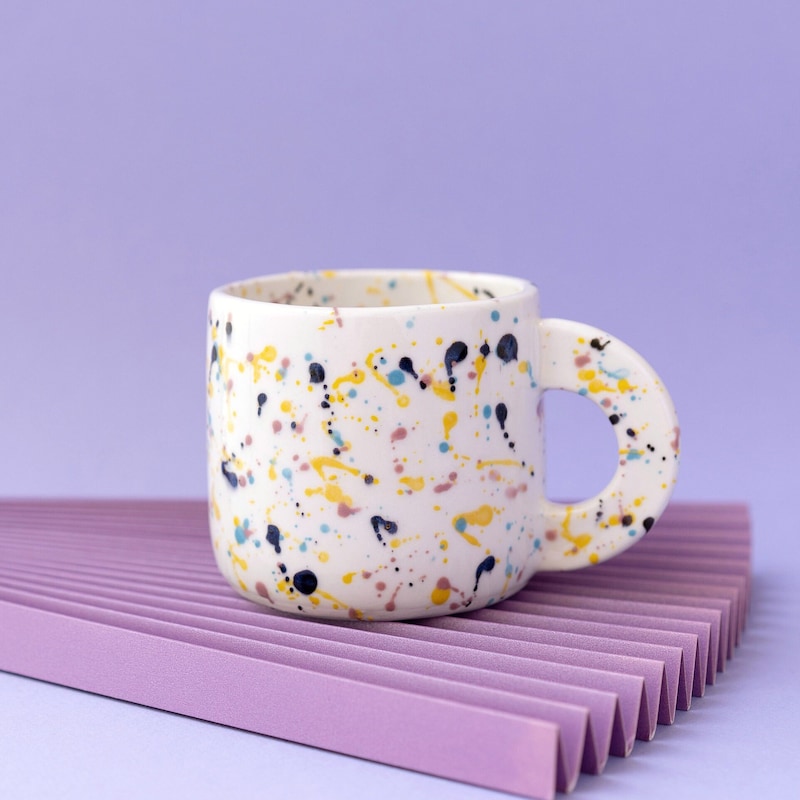 Ceramic Mug Splatter Paint - Etsy