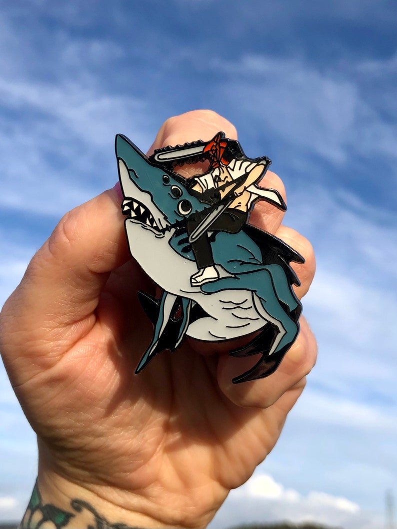 Enamel Pin Badge Chainsaw Man Beam Denji Fast UK - Etsy UK