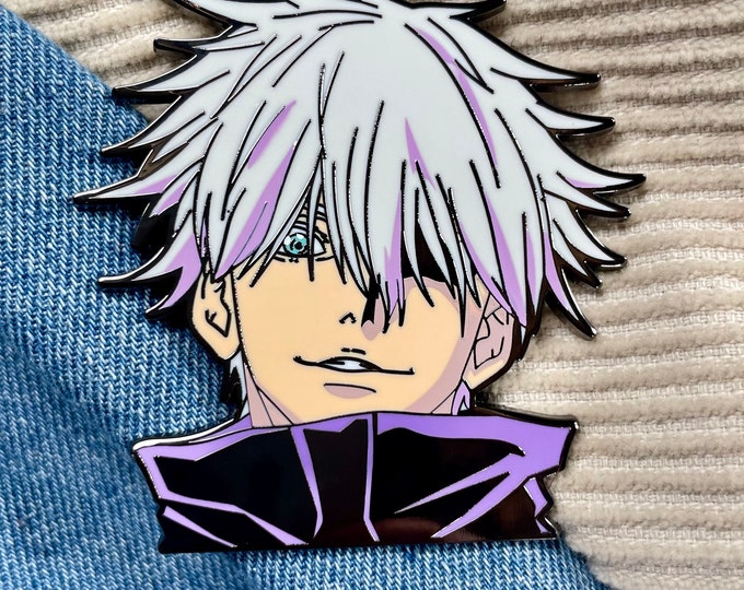Gojo | Jujutsu Kaisen | Enamel Pin Badge | Fast UK Delivery - Etsy UK