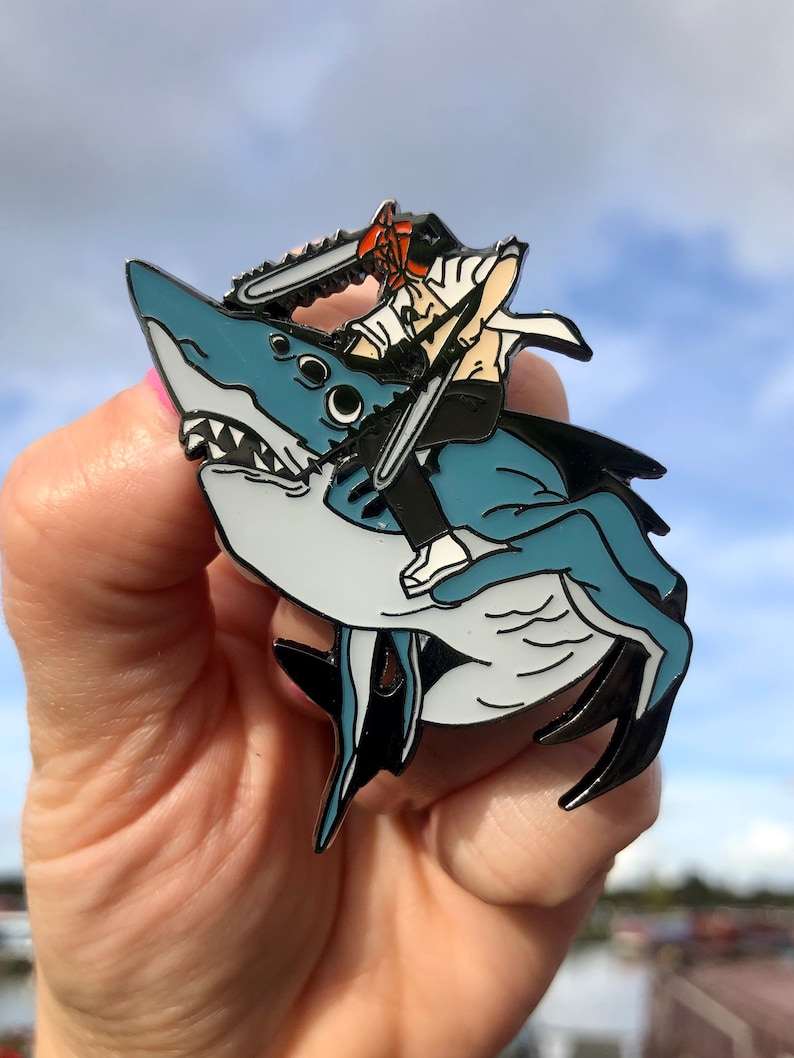 Enamel Pin Badge Chainsaw Man Beam Denji Fast UK - Etsy UK