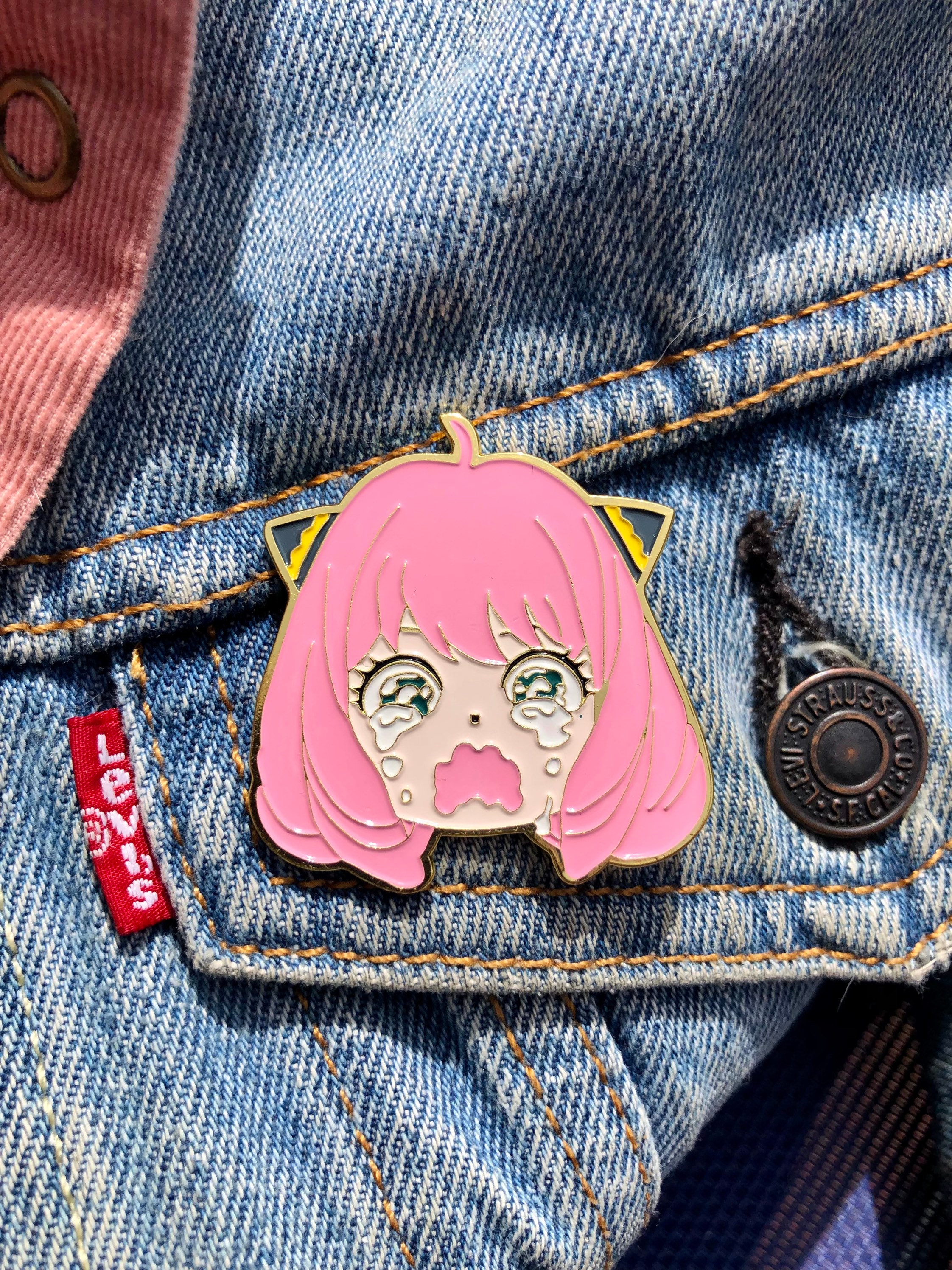 Spy X Family Anya Forger Enamel Pin Badge Fast Uk - Etsy UK