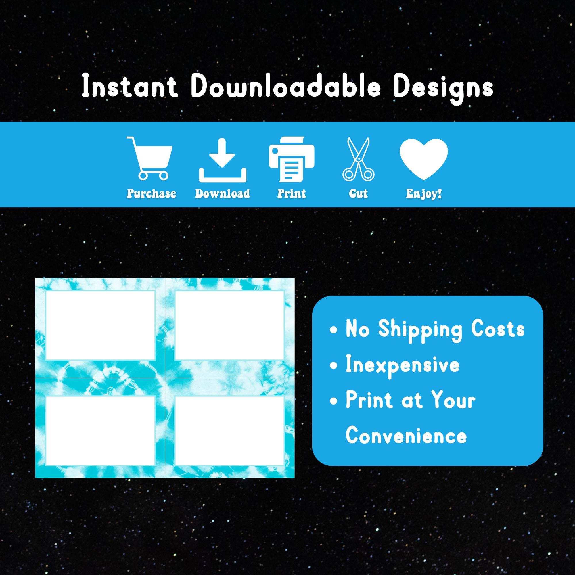 Tie-dye Editable Printable Classroom Office Student Desk Name Tags ...