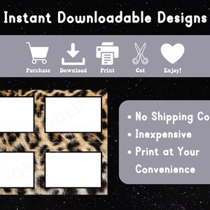 Animal Print Editable Printable Classroom Office Student Desk Name Tags ...