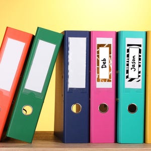 Animal Print Editable Printable Classroom Office Student Desk Name Tags ...