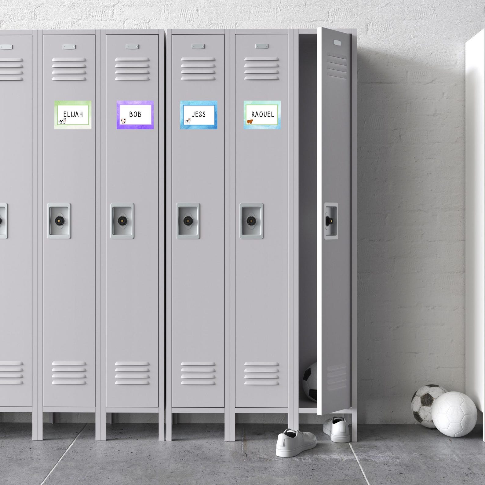 Cows Classroom Name Tag Bundle: Canva Editable Classroom Printable Name ...