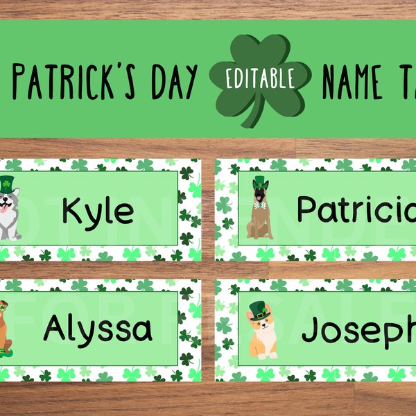 St Patricks Day Tags - Etsy