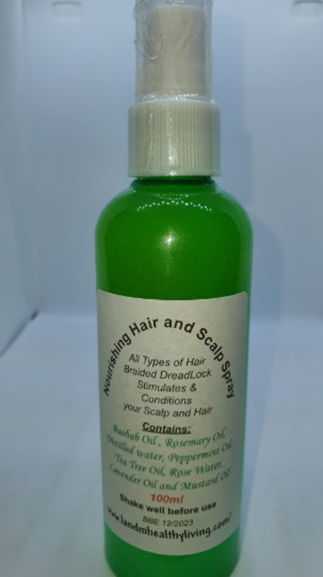 Nourishing Hair & Scalp Spray - All Hair Types, Including Braided ...