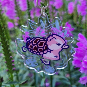 Turtle Duck Rainbow Acrylic Keychain 2.5 - Etsy