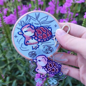 Turtle Duck Rainbow Acrylic Keychain 2.5 - Etsy