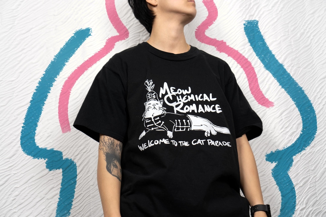 Cat Parade Unisex Funny Band Tshirt - Etsy