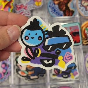 Xiao Fei and Dai Bo Anime Sticker - Etsy