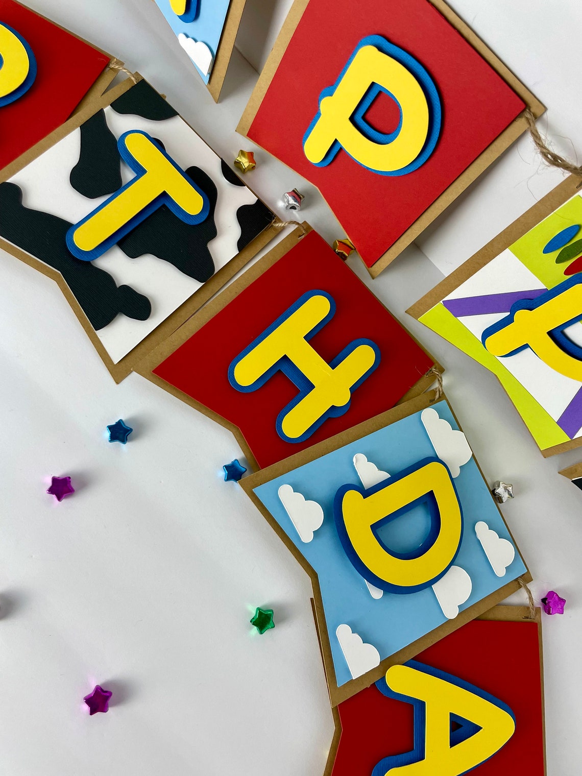 Toy Story Inspired Birthday Banner Toy Story Birthday Party - Etsy UK