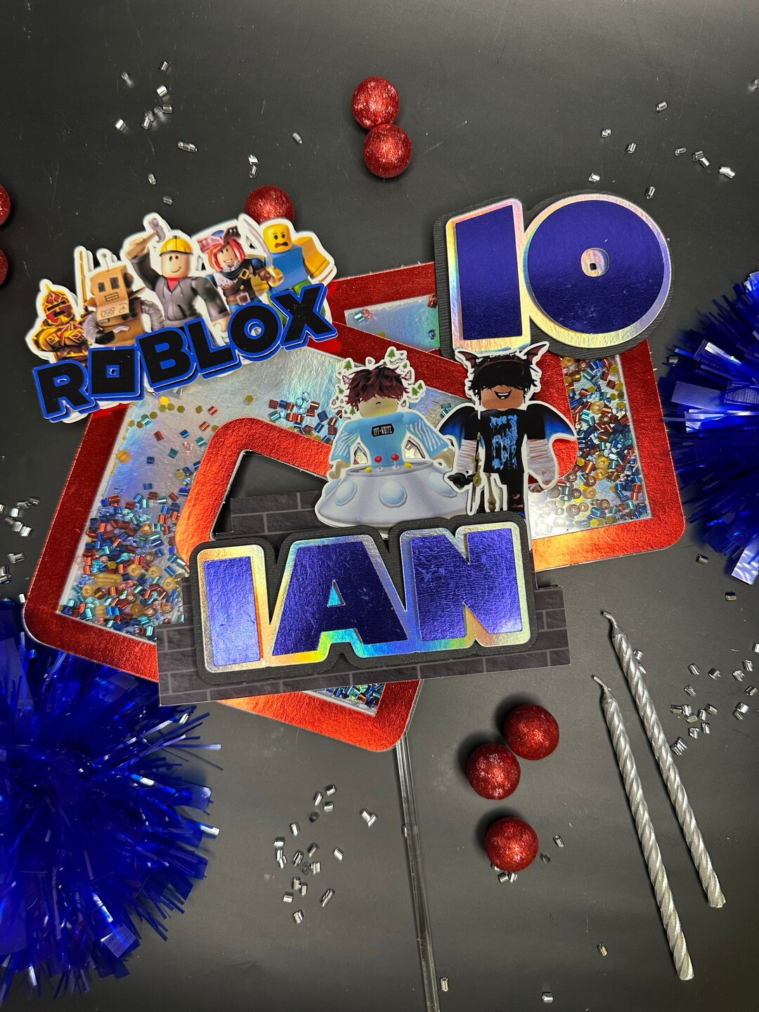 Roblox Cake Topper | Roblox Birthday Decor - Etsy