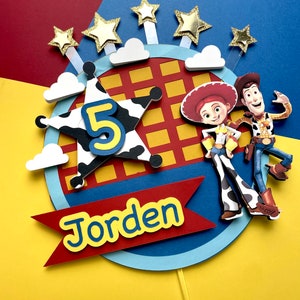 Toy Story Inspired Cake Topper | Toy Story Birthday Party - Etsy