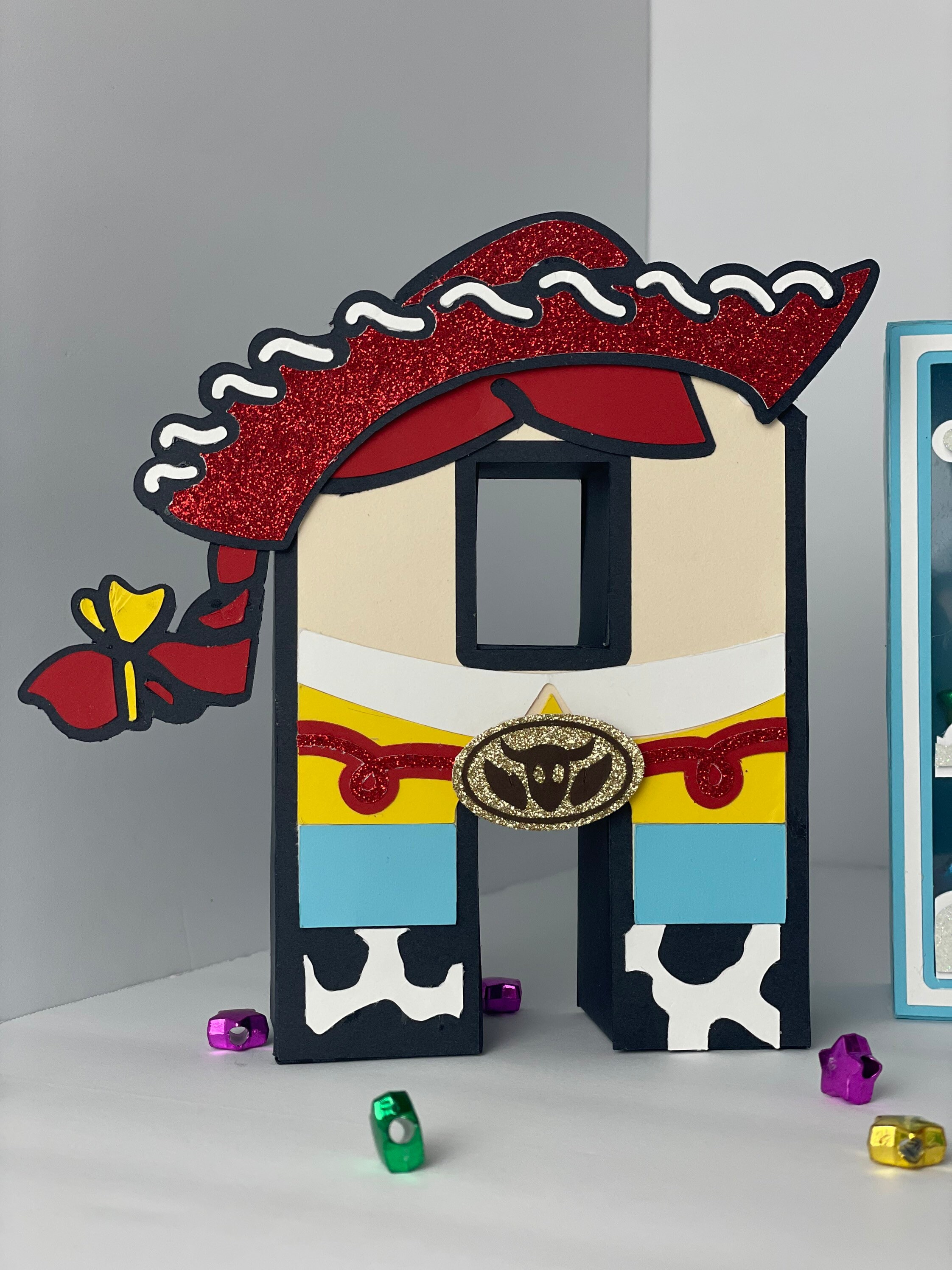 Toy Story Jessie Inspired Theme 3D Letters and Numbers - Etsy