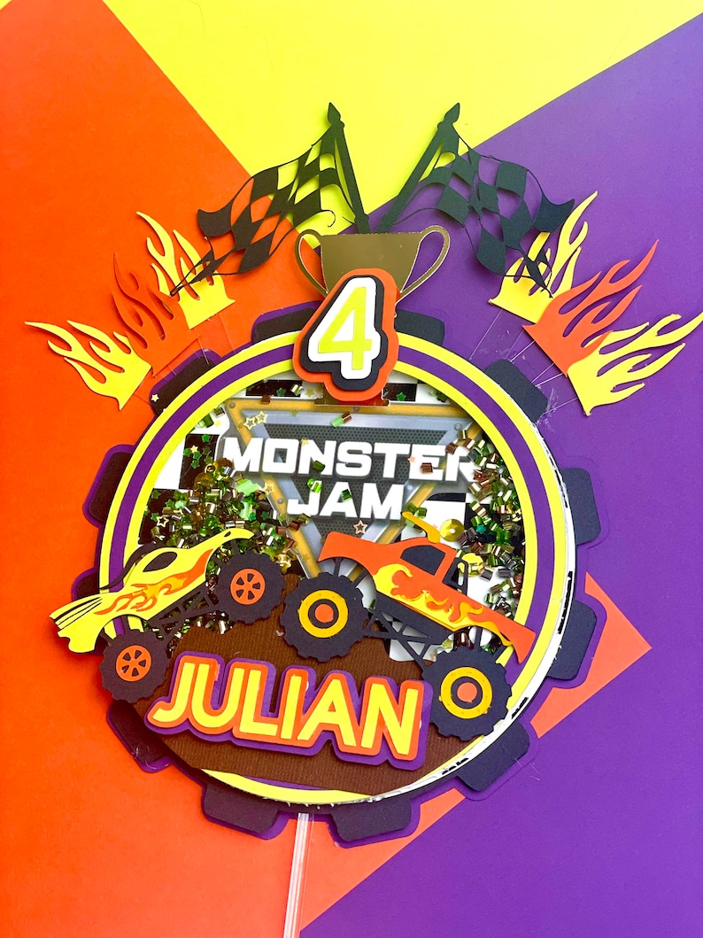 Monster Jam Inspired 3D Letters Monster Truck Party Decor - Etsy