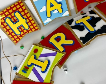 Toy Story Birthday Banner / happy Birthday - Etsy