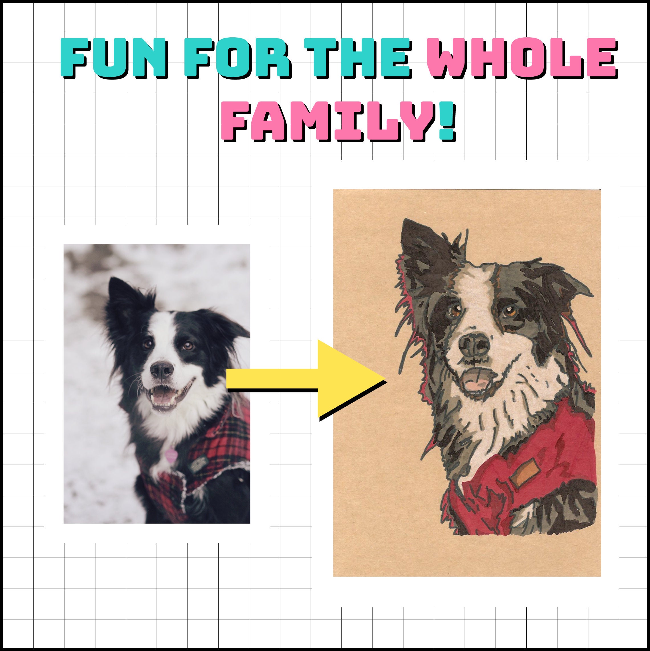 Custom Pet Coloring Page DIGITAL - Etsy