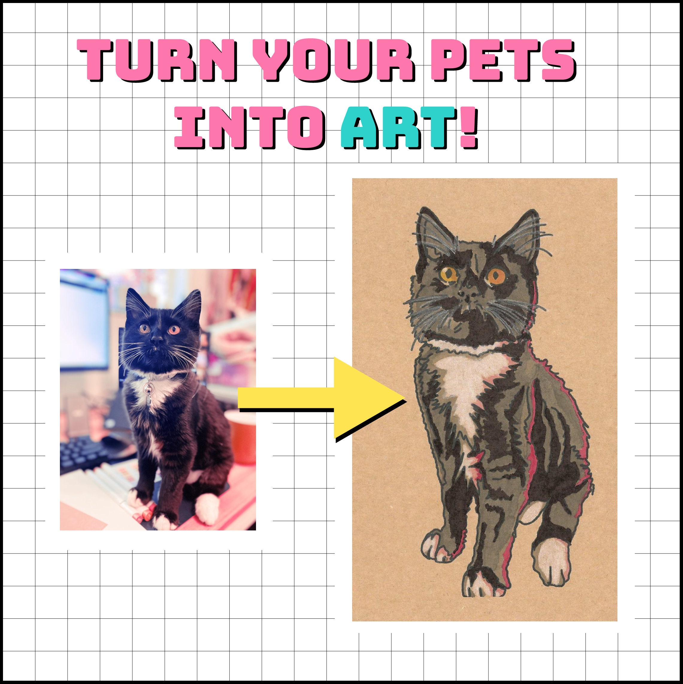 Custom Pet Coloring Page DIGITAL - Etsy