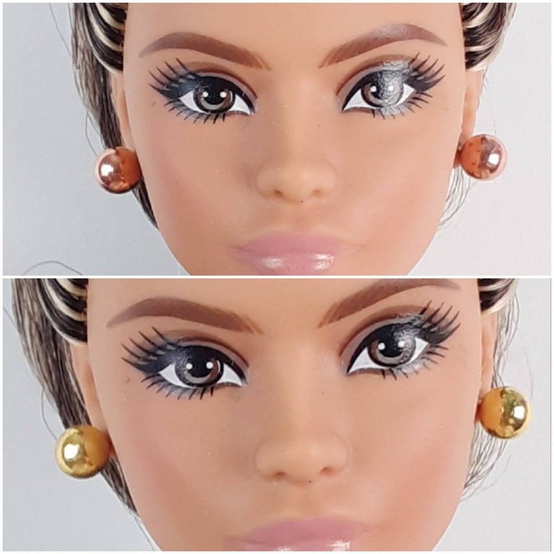 Stud Earrings for Barbie Doll - Etsy