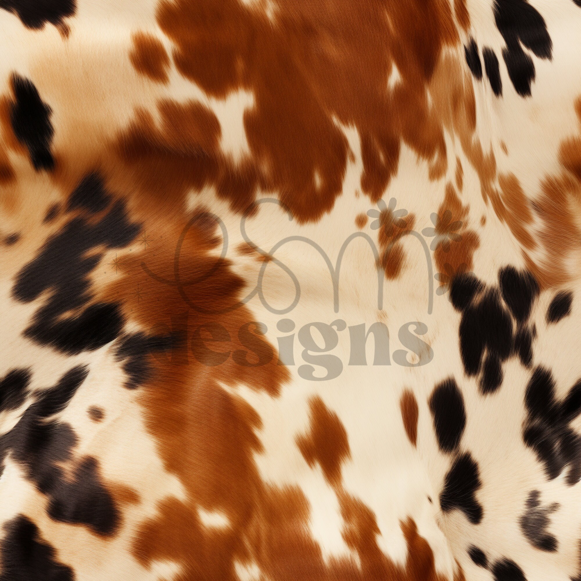 Cow Hide Seamless Pattern Cow Seamless Pattern Cow Print - Etsy