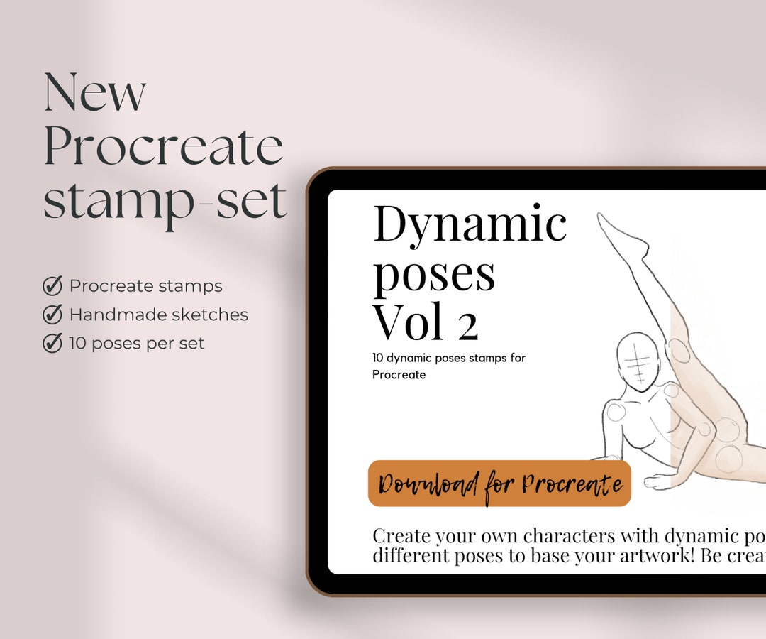 Dynamic Yoga Sports Poses. 10 Female Character Sketches for Your ...