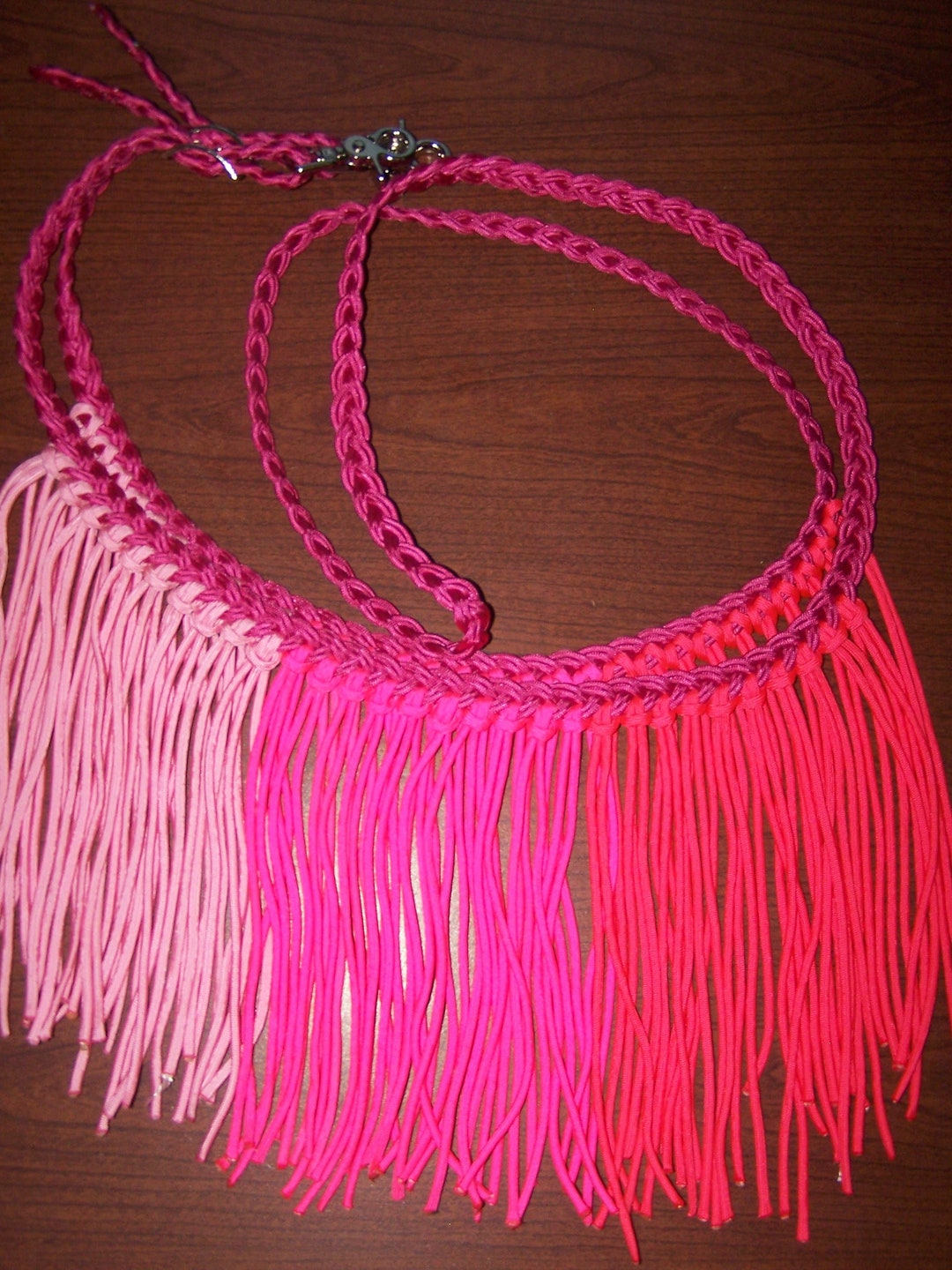 Pink Fringe Barrel Reins - Etsy