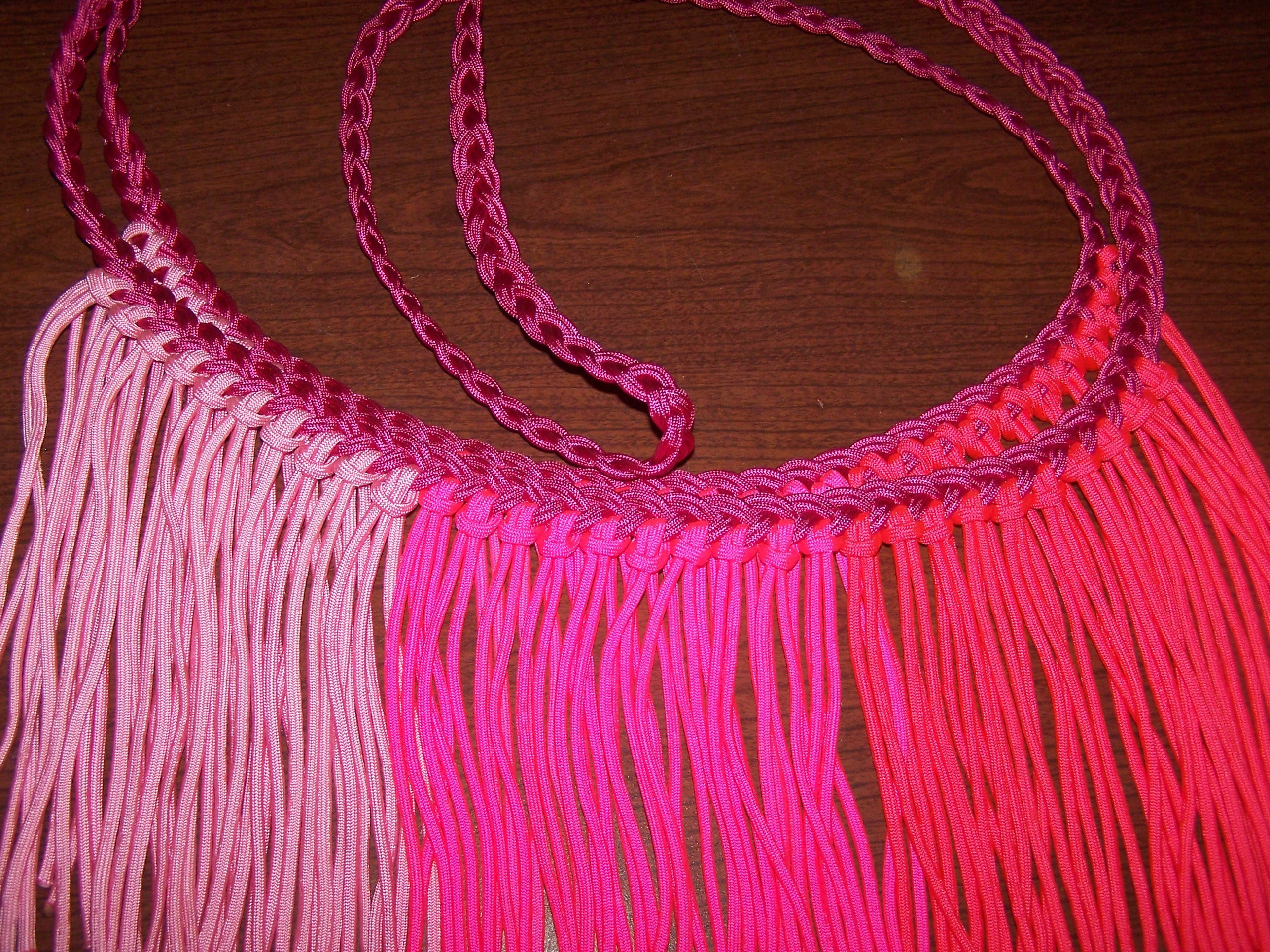 Pink Fringe Barrel Reins - Etsy