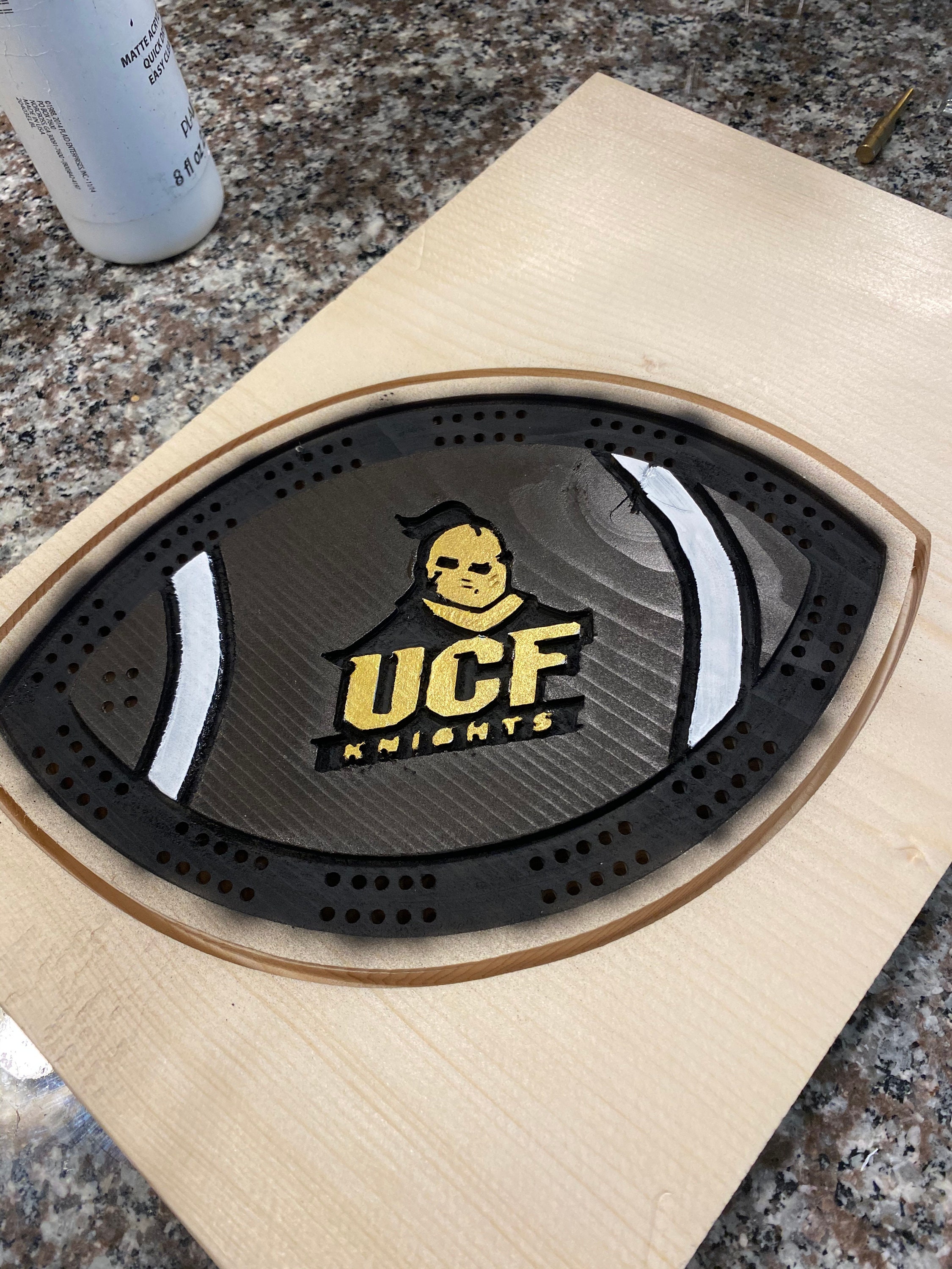 Custom Football Cribbage Board - Etsy