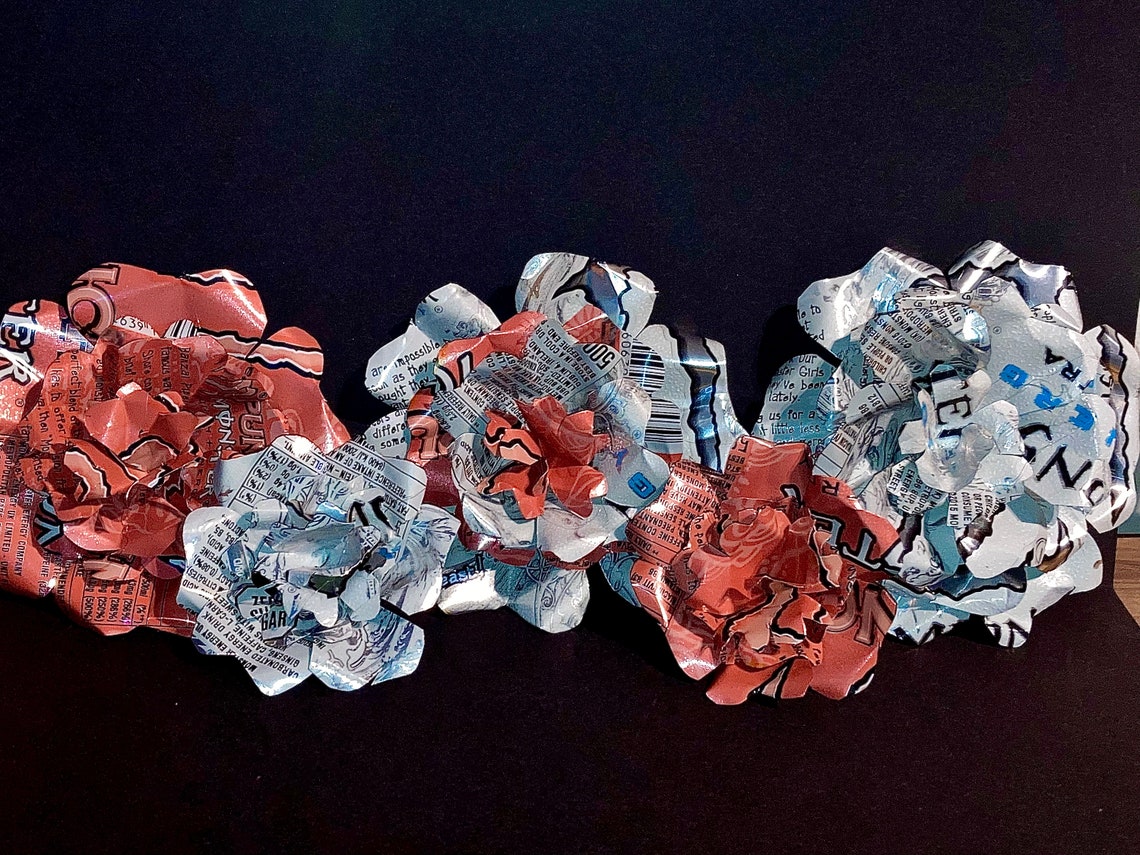 Set Of Five Monster Can Flowers | Etsy