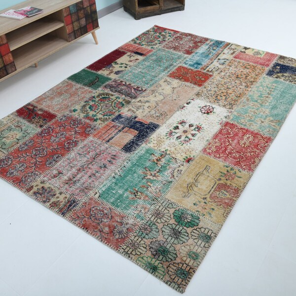 Patchwork Carpet - Etsy