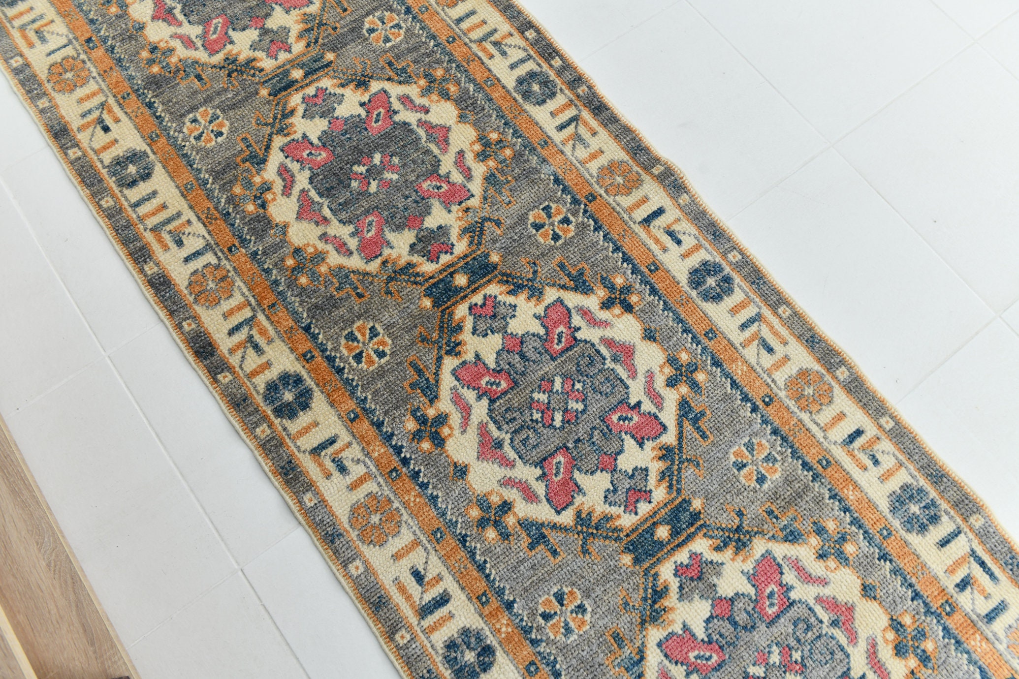 3x10 Vintage Runner Rug,3x10 Rug,3x10 Turkish Wool Hallway Runner, 3x10 ...