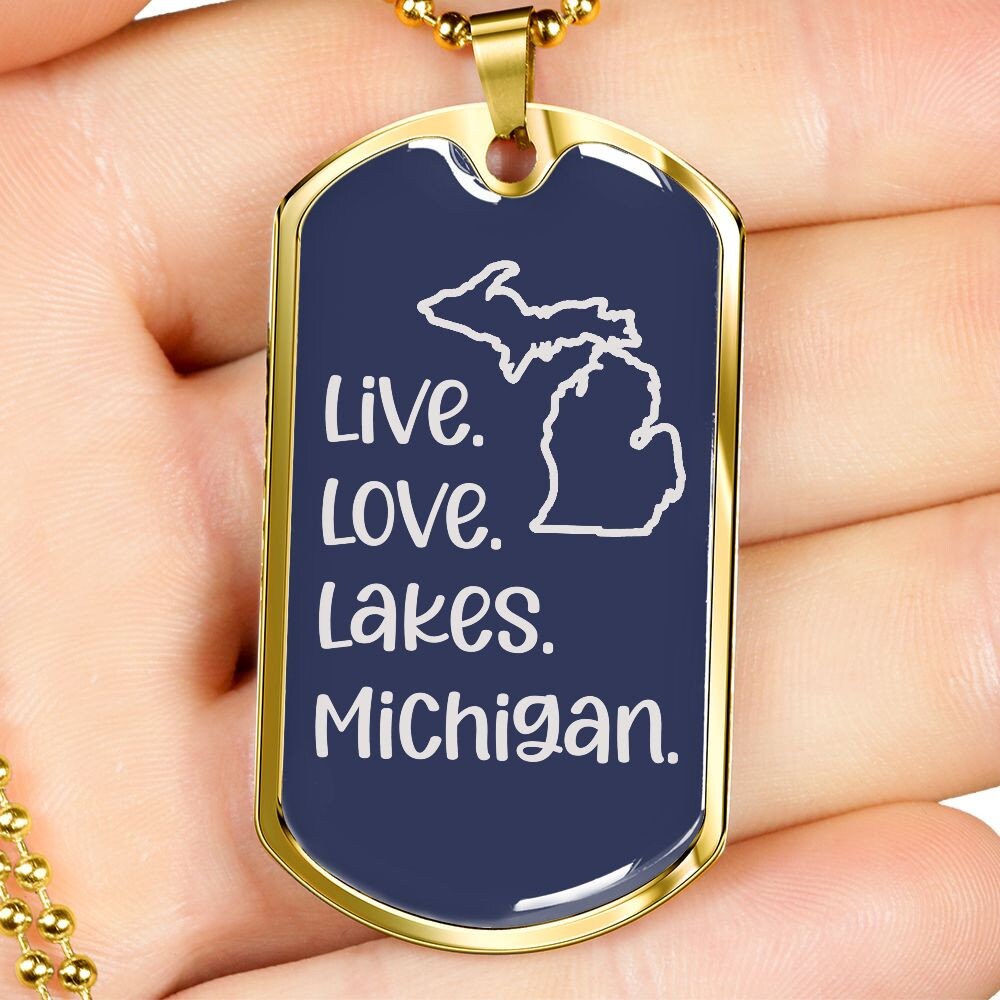 Michigan Made Jewelry Great Lakes Gift Michigan State Gifts Michigan ...